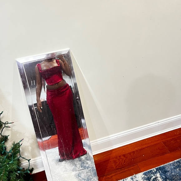 House of CB | Skirts | House Of Cb Cydel Ruby Cut Maxi Skirt | Poshmark